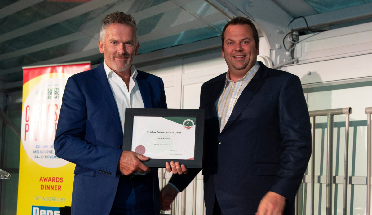 The Golden Trowel Award - The Australasian Corrosion Association Inc.