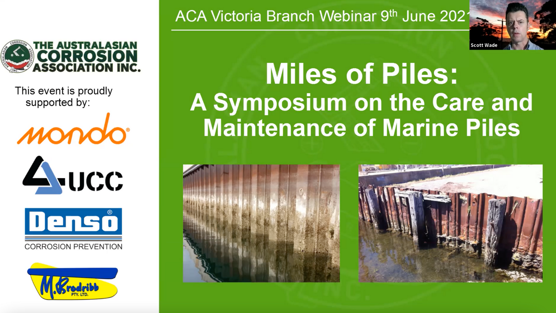 MILES of PILES: A Symposium on the Care and Maintenance of Marine Piles ...