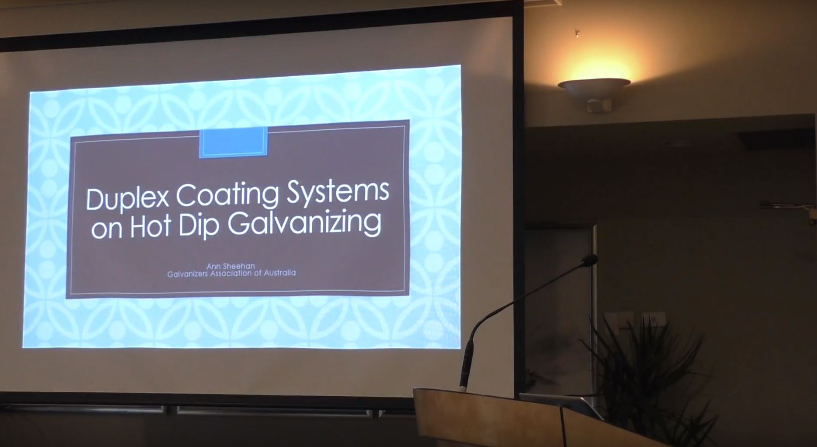 Duplex coatings systems | Ann Sheehan | GAA - The Australasian ...