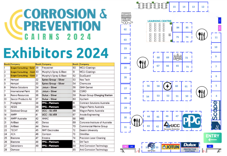 Exhibitor Map - The Australasian Corrosion Association Inc.
